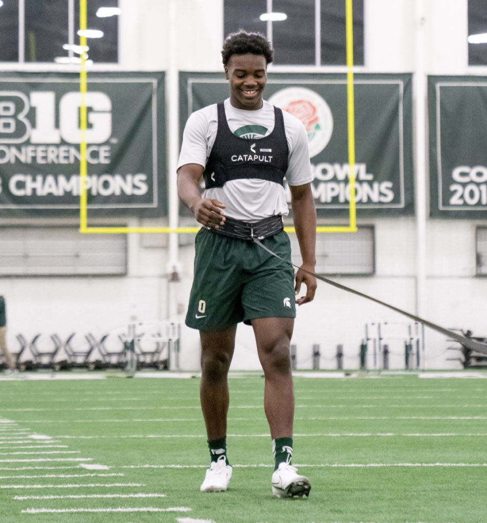 Michigan State football: Did Nick Marsh leak his jersey number?