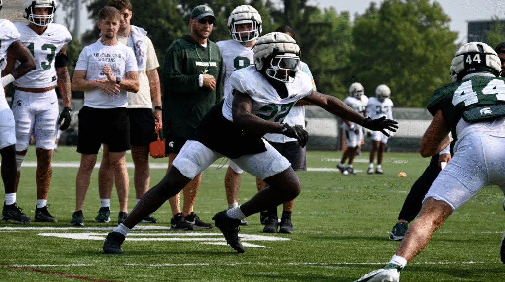 Michigan State football scout team POW reveal depth chart note